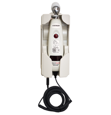 TAT-5000 w/ Keyless Wall Mount & Coiled Cable | Exergen